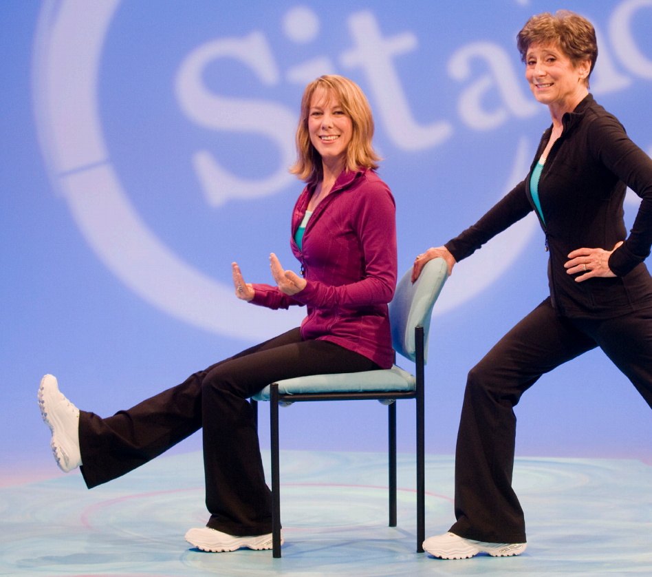 World of Sass: Reaching Out for a Better Day with "Sit and Be Fit"