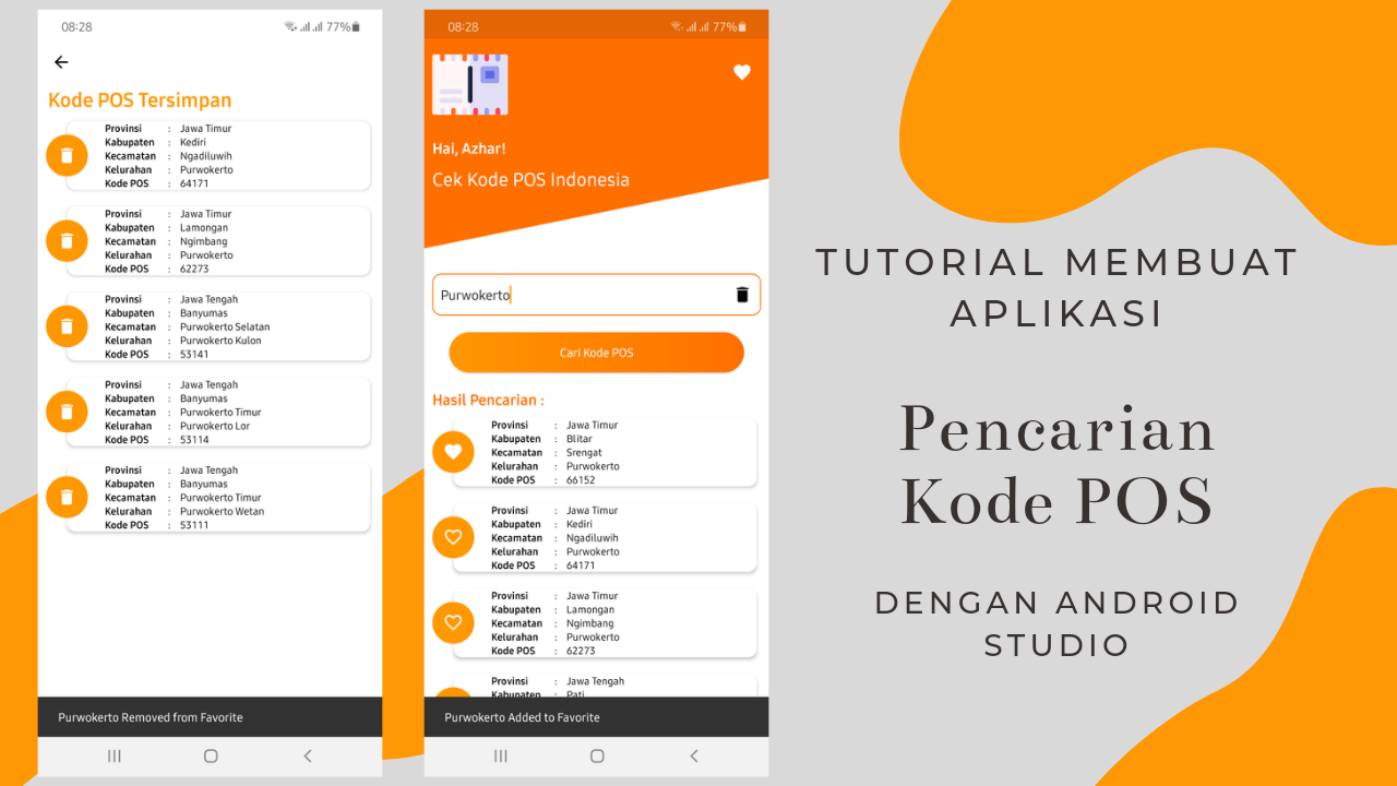 Tutorial Membuat Aplikasi Pencarian Kode POS dengan Android Studio ...