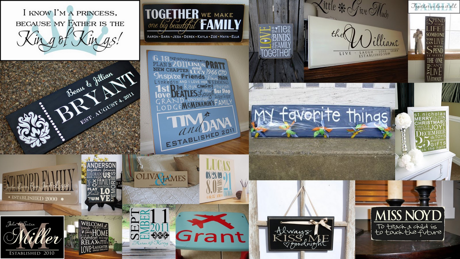 Wordy Girl Vinyl: Wood Signs