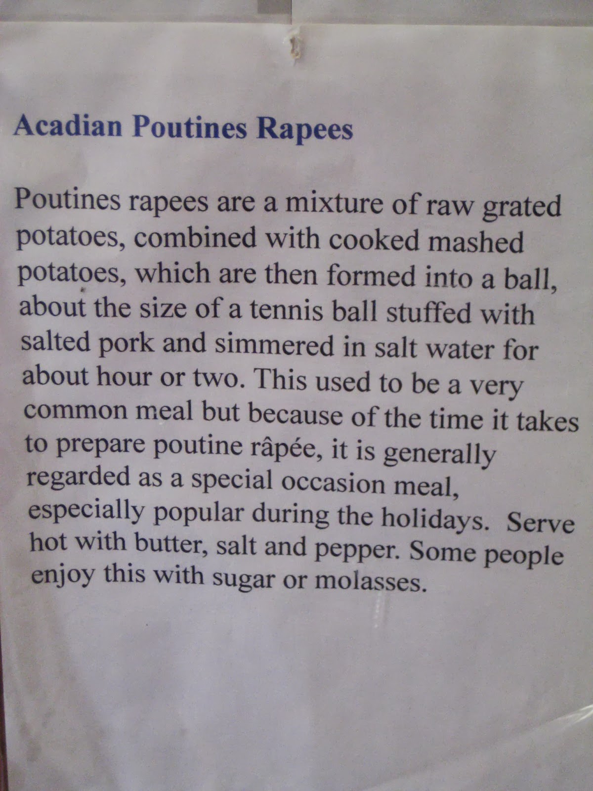 Moncton Molly: Poutine Râpée, Fricot and Gagnon Beach