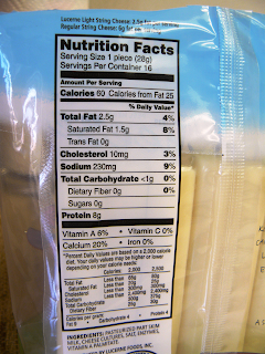 Meal Survivor: Light string cheese