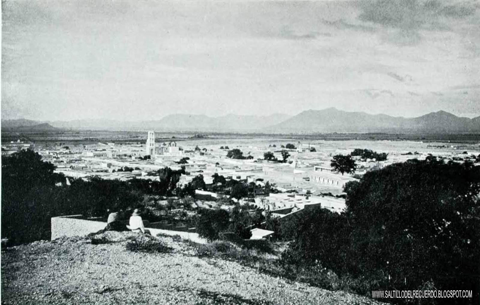 SALTILLO DEL RECUERDO: VISTA DE SALTILLO EN 1907.....!!!