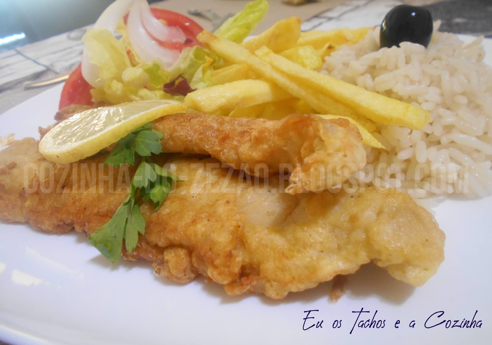 Filetes de Pescada à Portuguesa