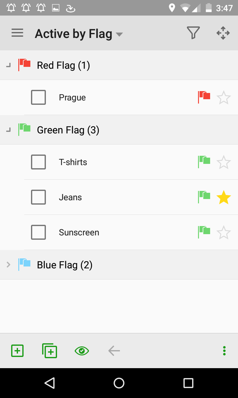 Flags added to MyLifeOrganized on Android - MyLifeOrganized Blog