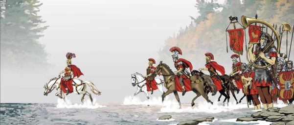 Comment ça se dit en français?: franchir le Rubicon