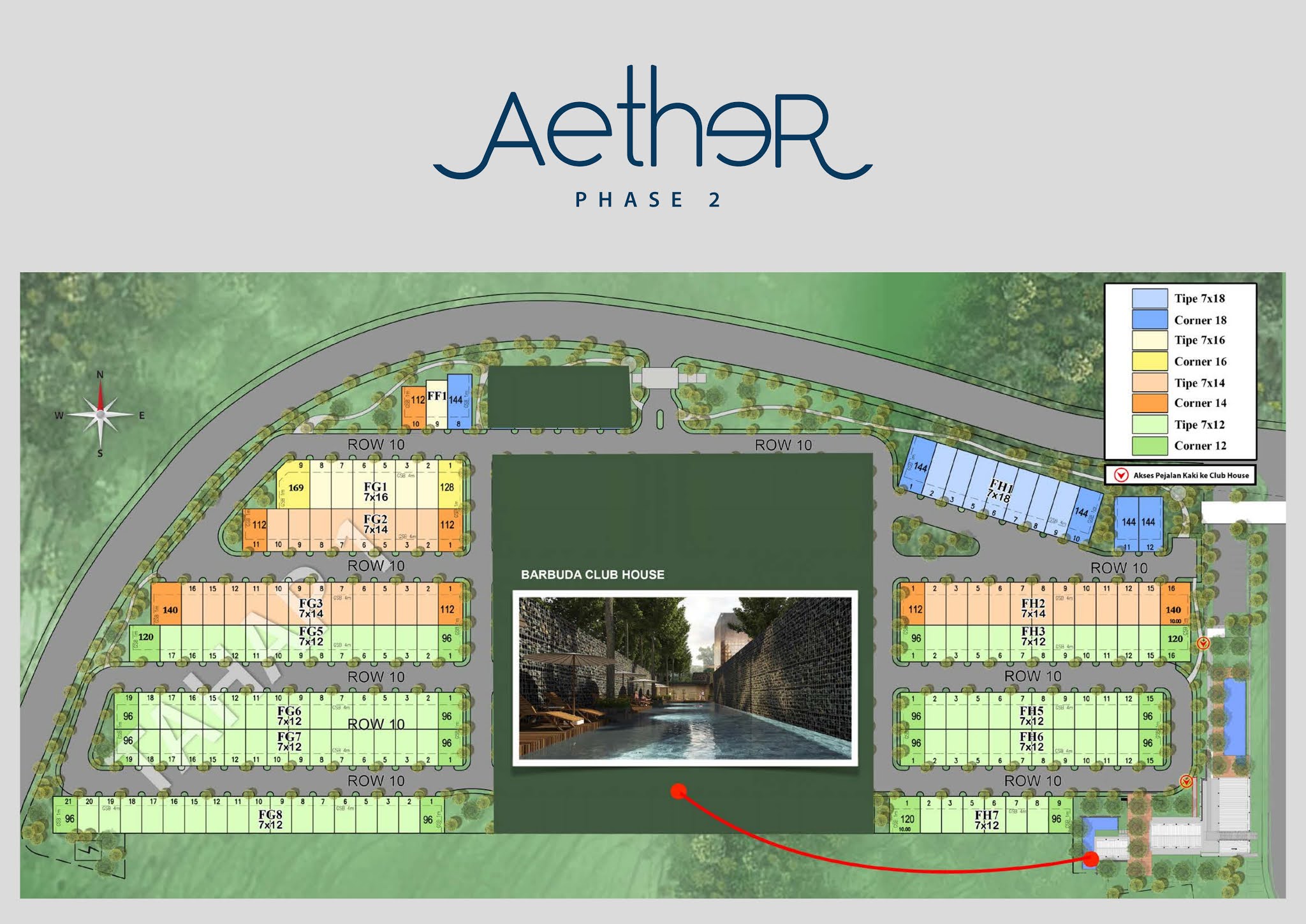 Aether at Greenwich Park BSD City Launching Tahap 2 di Blok FH