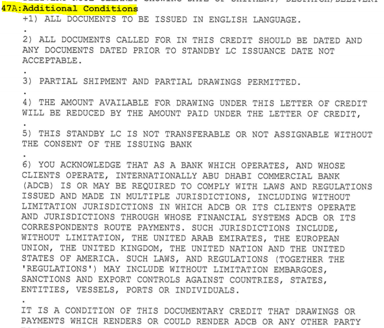 TYPES OF LETTER OF CREDITS / TYPES OF LC