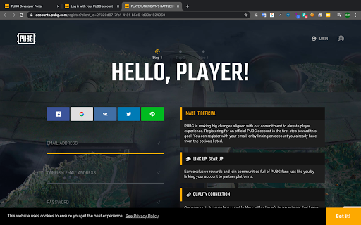 【簡単】PUBGでスクリムのスタッツ計算をするためのPUBG API登録方法 | きっと何者にもなれない社畜