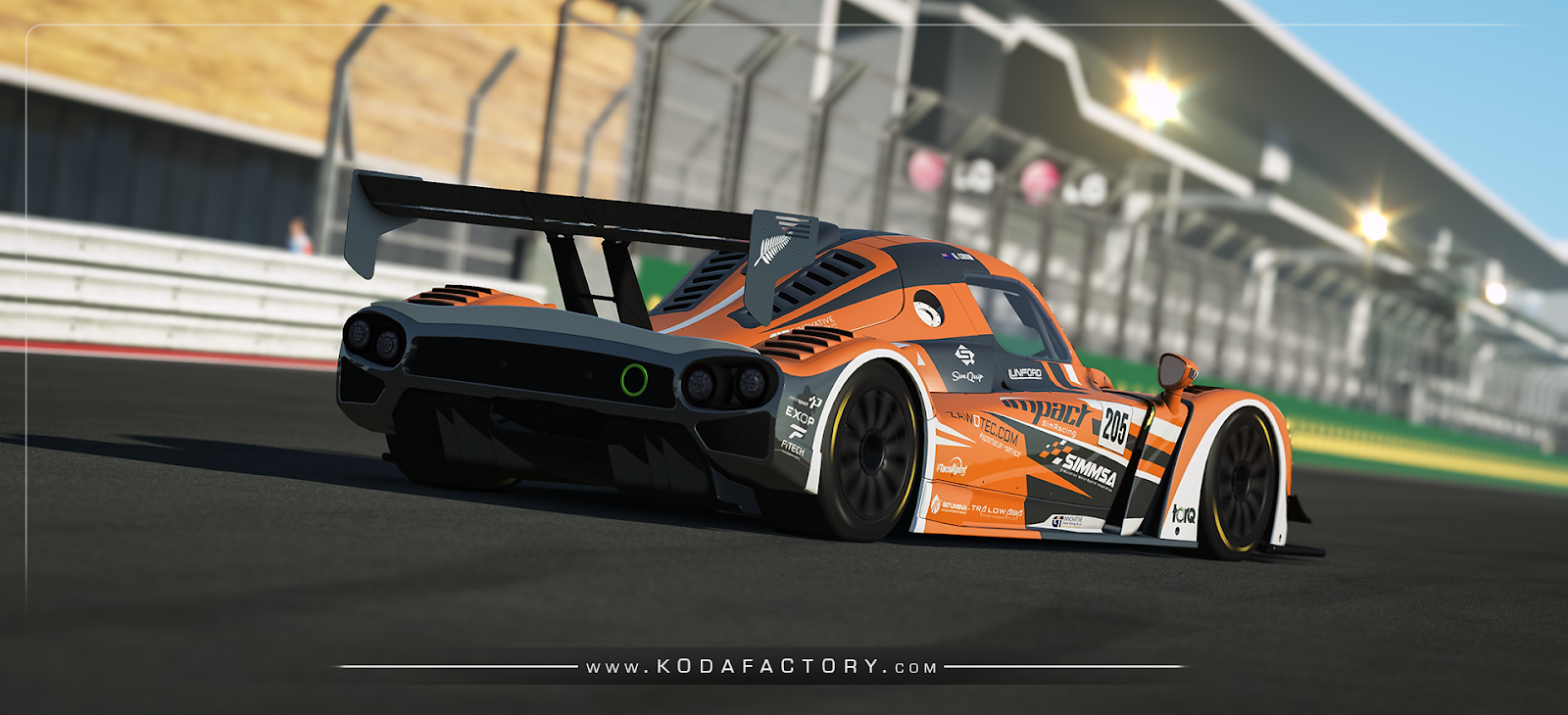 Koda Factory: SIMMSA Radical RXC Turbo GT3 | rFactor2