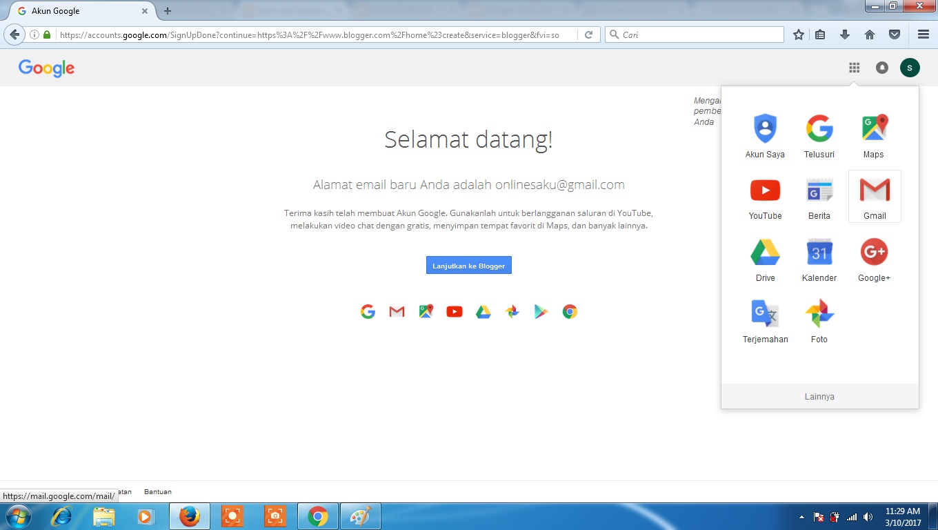 Kalau bisa cepat kenapa harus ribet membuat akun email, ikuti langkah ...
