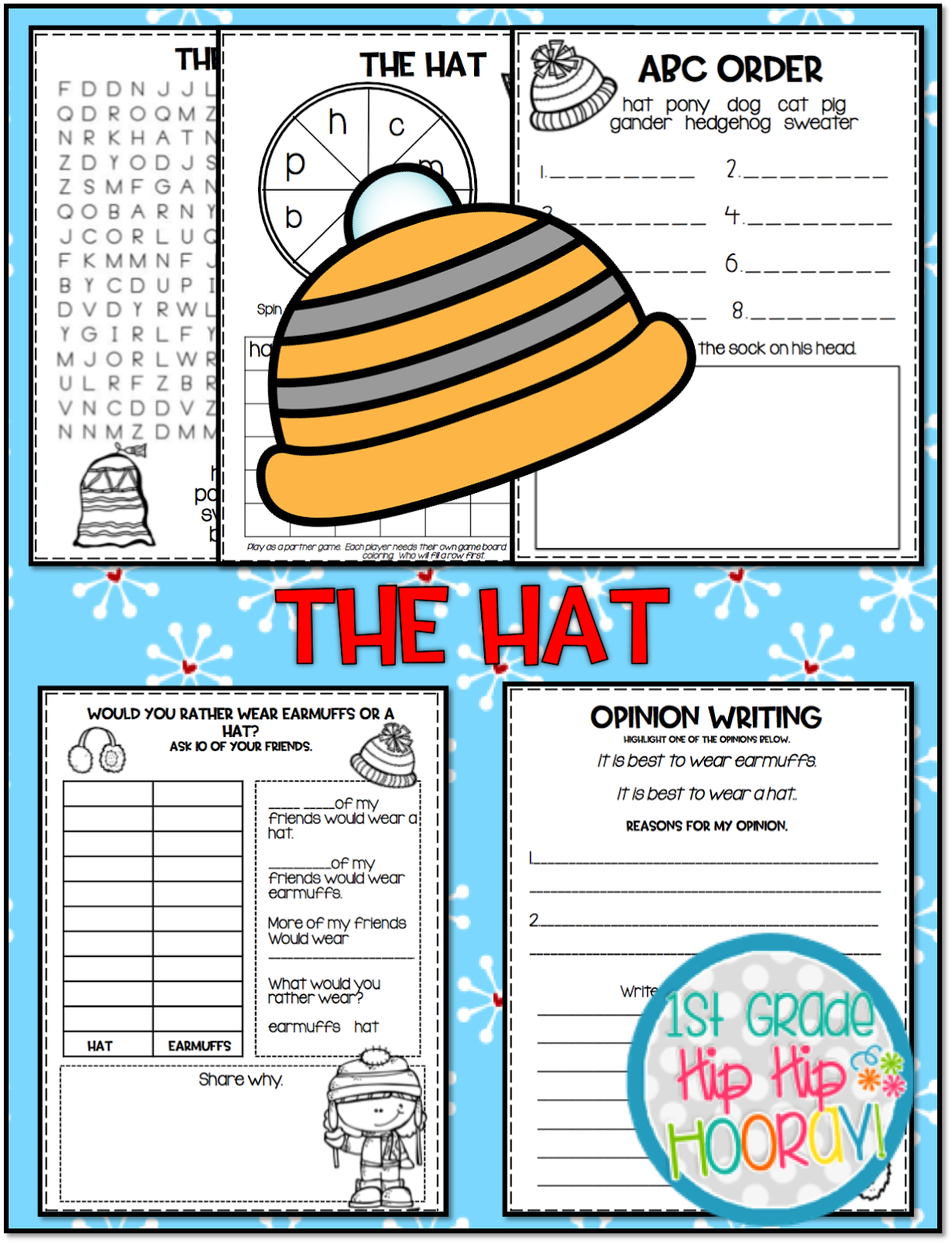 1st Grade Hip Hip Hooray!: Jan Brett's The Hat and The Mitten