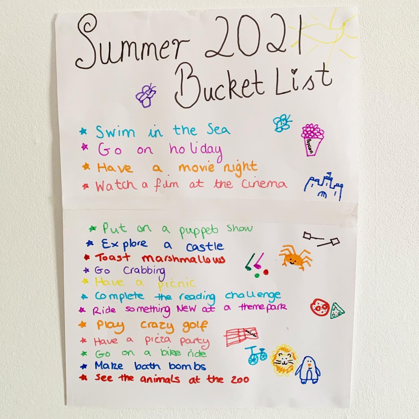 Summer Holidays Bucket List 2021 | Emily and Indiana