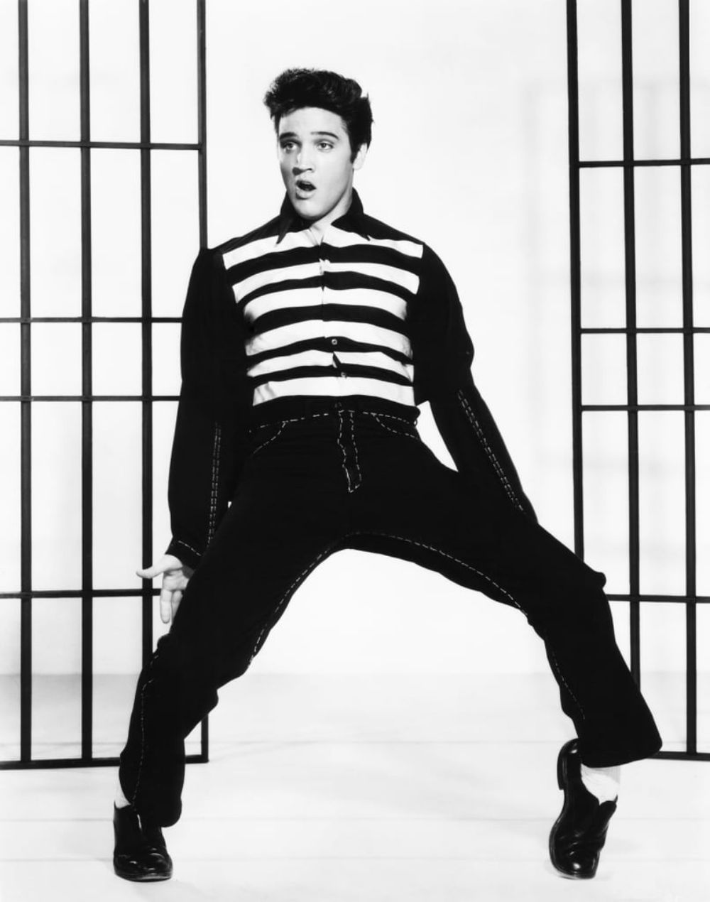 Elvis Presley Promoting the Film “Jailhouse Rock”, 1957 ~ Vintage Everyday