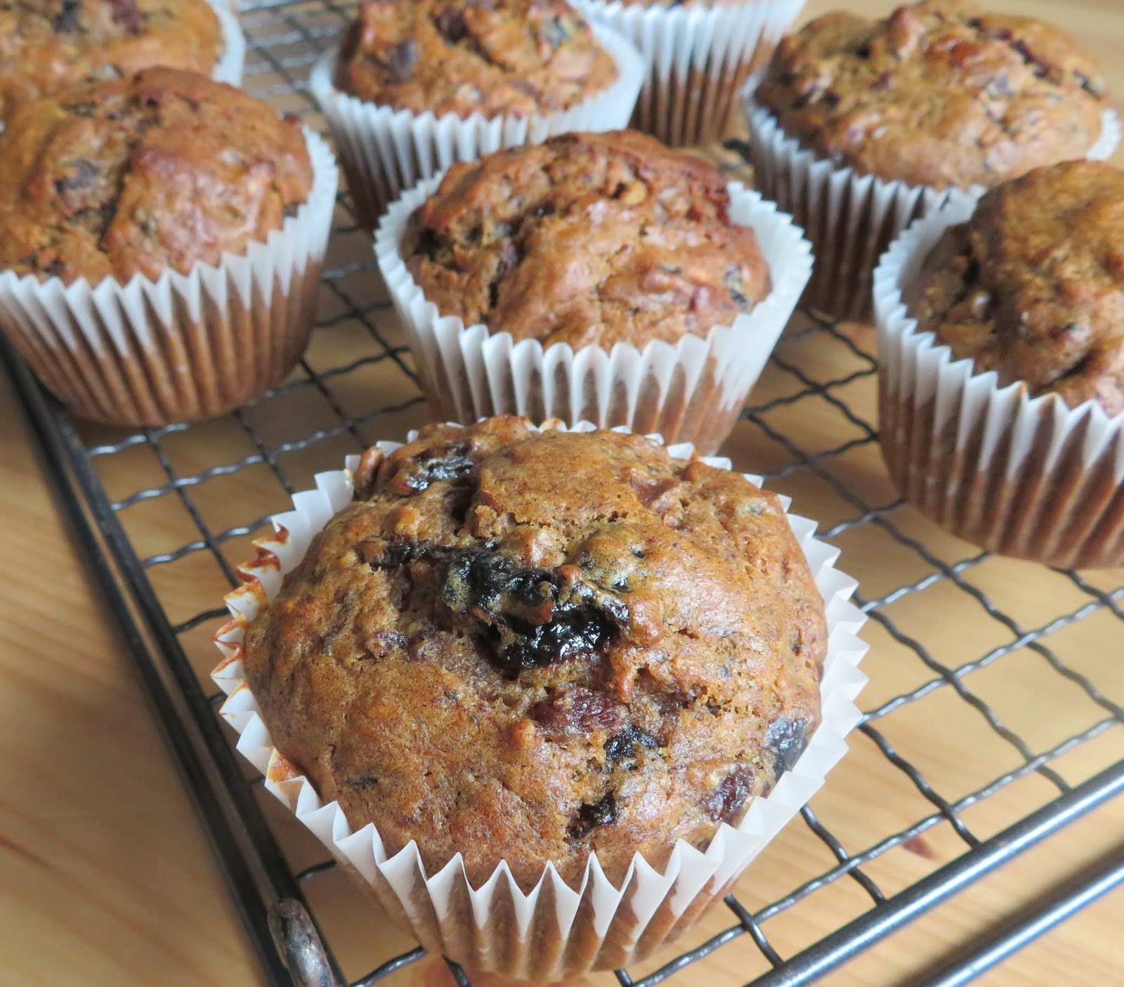Fruit & Nut Muffins | The English Kitchen