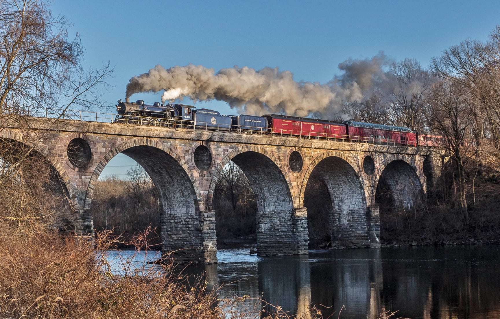 Industrial History: RBMN/RDG 1855 Peacock's Lock Bridge over Schuylkill ...
