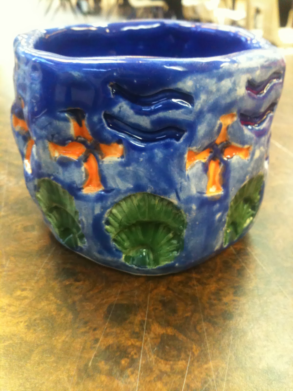 Mr. Young's Ceramics Class: Pinch Pots '13
