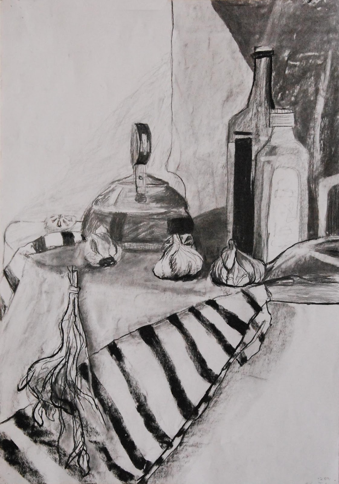 Portfolio: Rysunek - martwa natura