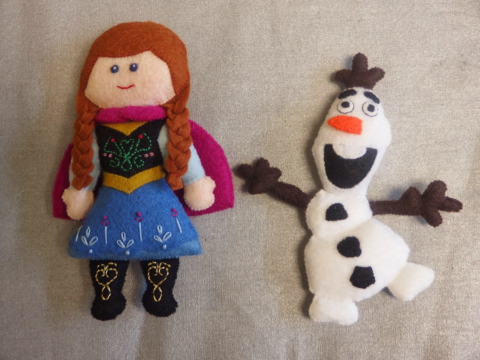 Fans of Carolyn DeAngelis Felt Ornaments: Olaf from "Frozen"