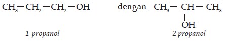 Tata Nama Alkanol, Jenis-jenis, Sifat dan Kegunaan Alkanol - Rumus Kimia