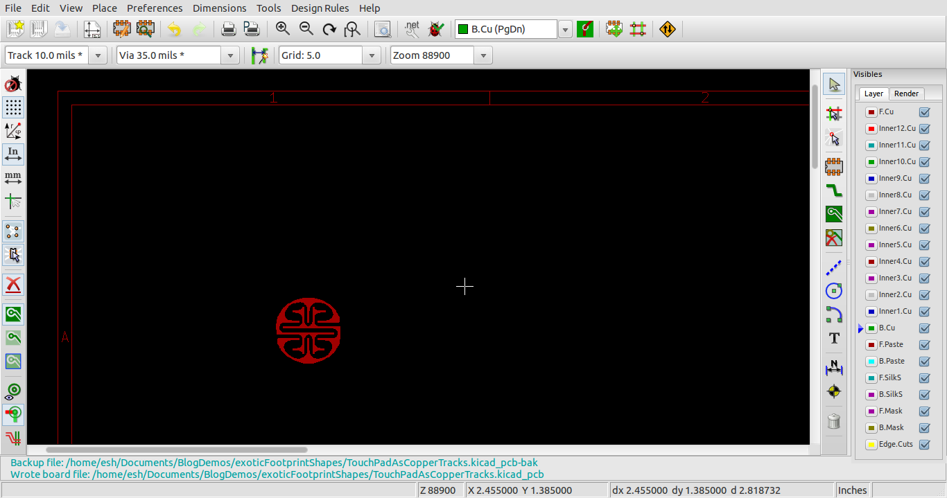 blog de VK5HSE: Exotic and complex footprint creation for gEDA PCB, pcb ...