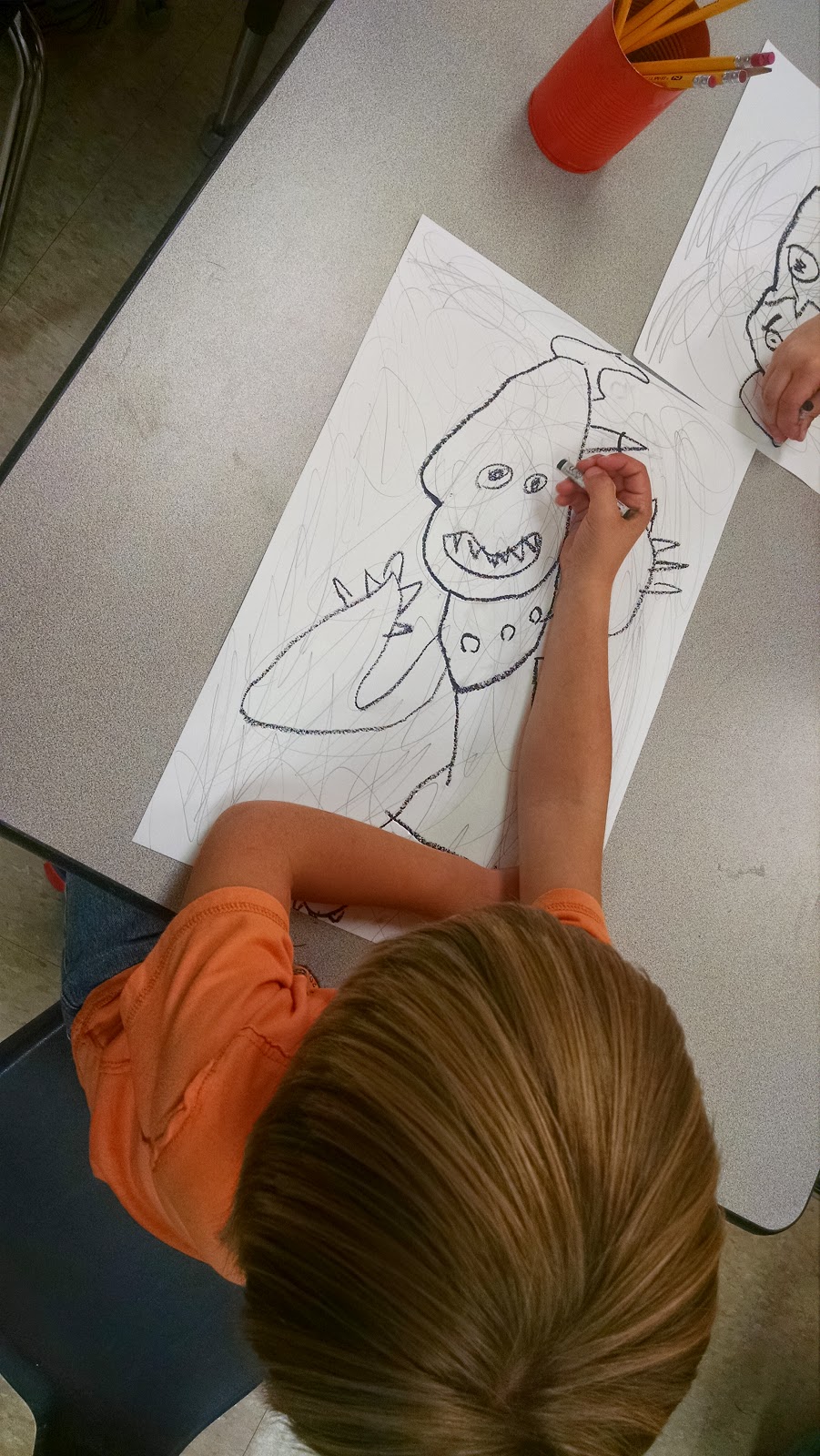 Art Teacher 101: Fantasy Monsters (Scribble Drawings)