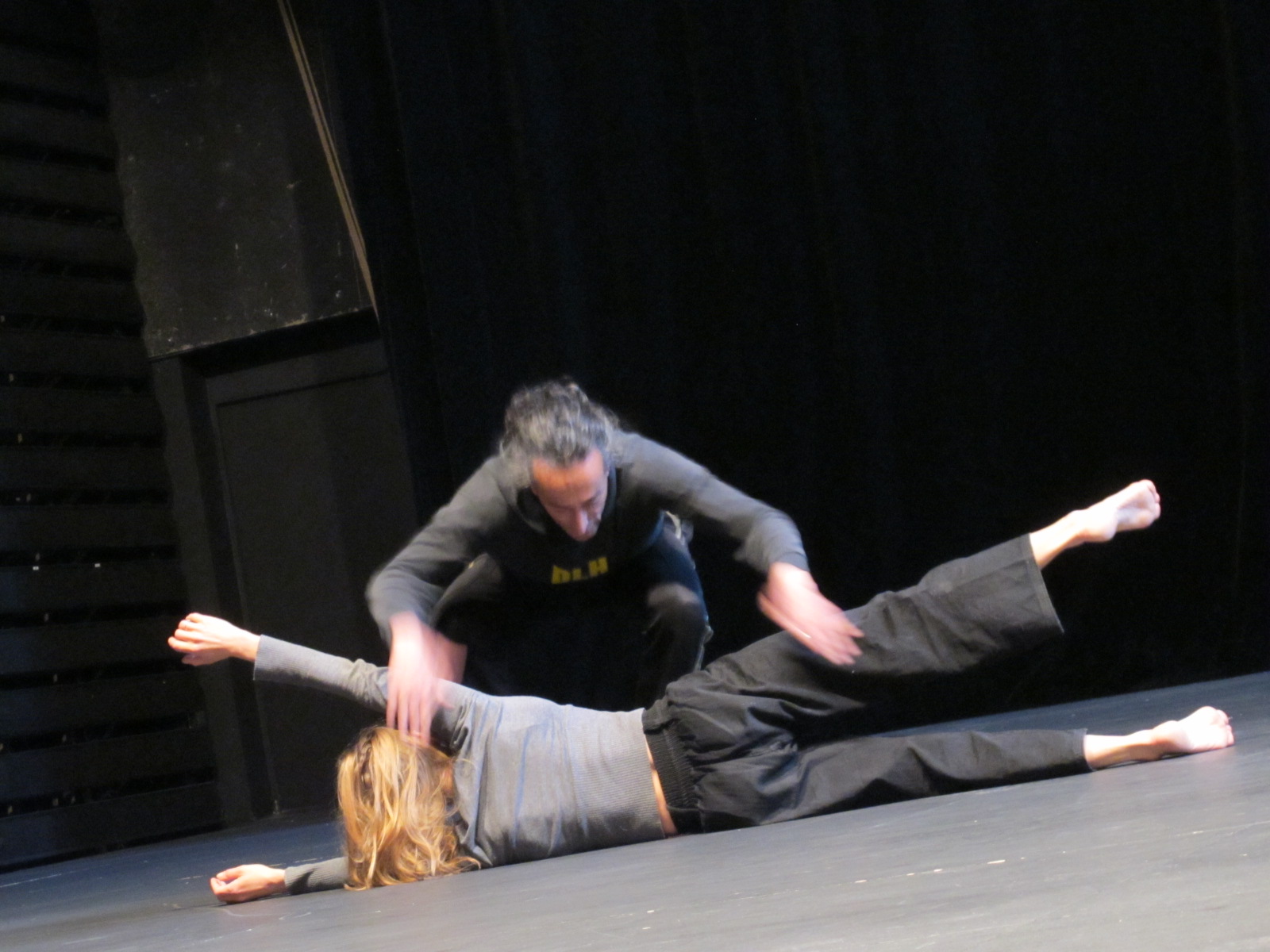 Entrailles: Travail de la danse avec Ali Salmi permier jour