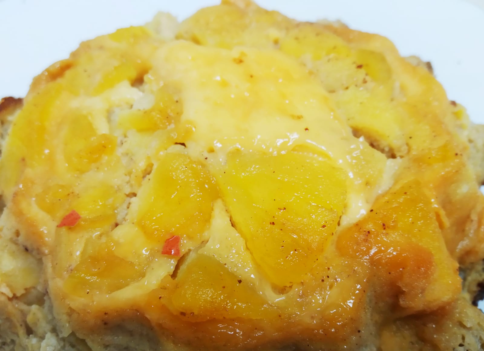 FLAN DE MANZANA ASADA