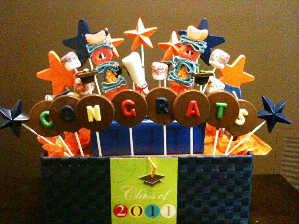 sweet party STIX: sweet party STIX graduation basket