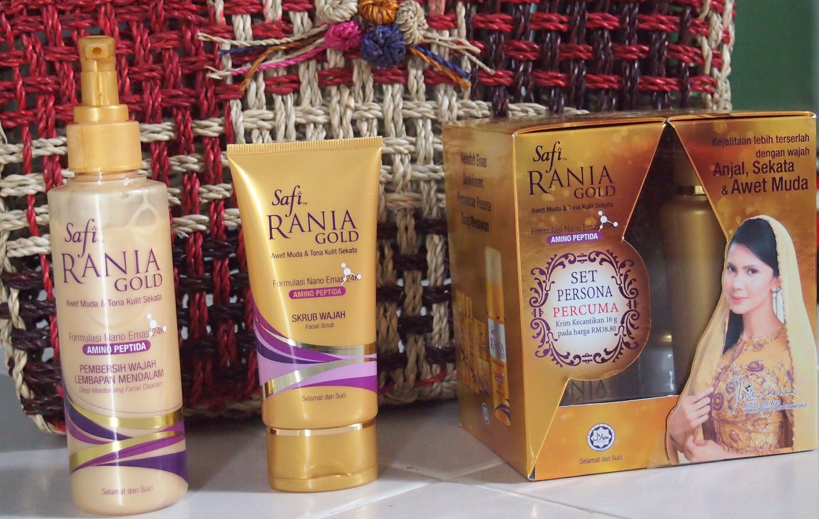 puteri manja: Set PERSONA Safi Rania Gold