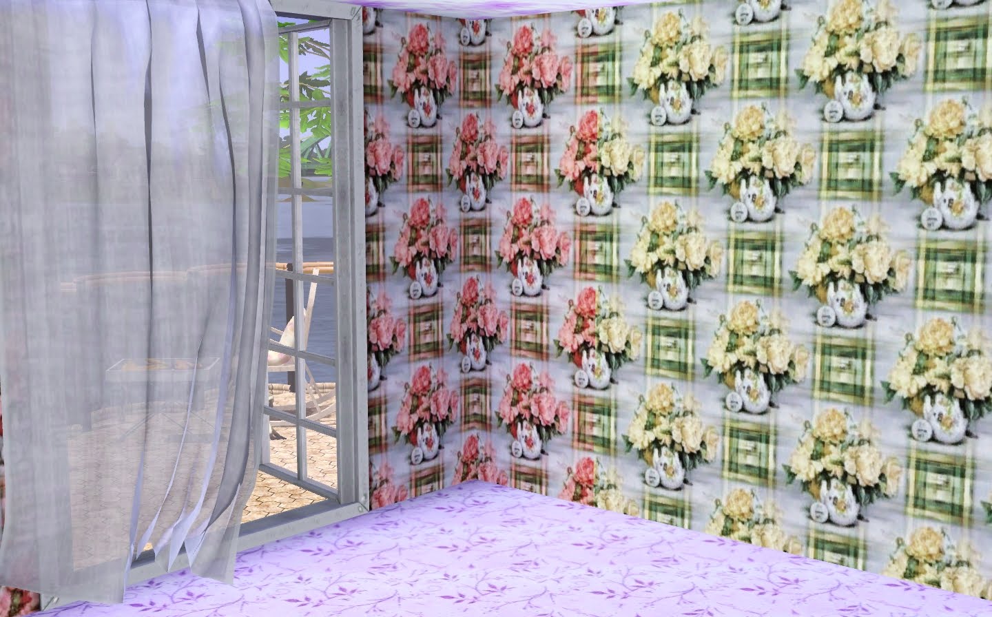 Helen-sims: TS3 Floral patterns