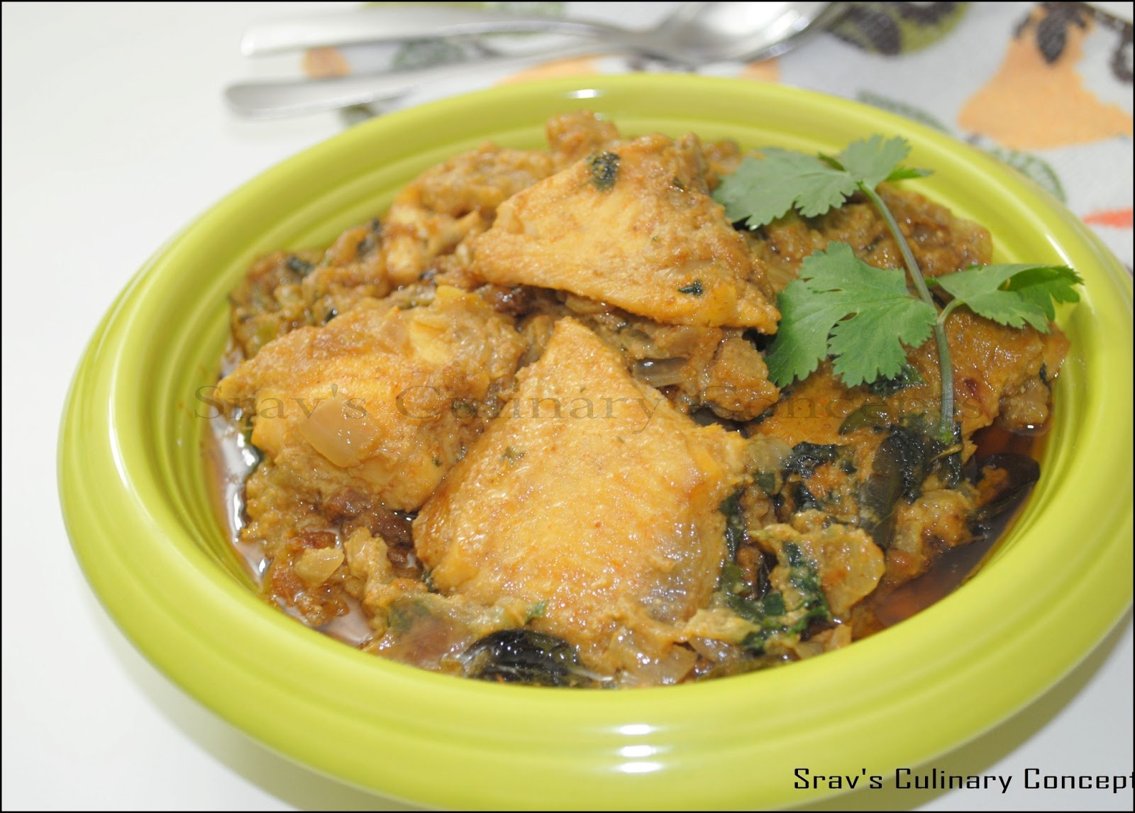 Srav's Culinary Concepts: Andhra Fish Curry | Fish Iguru | Chepala Iguru