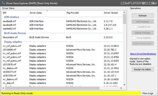 Driverstore Explorer Windows 10