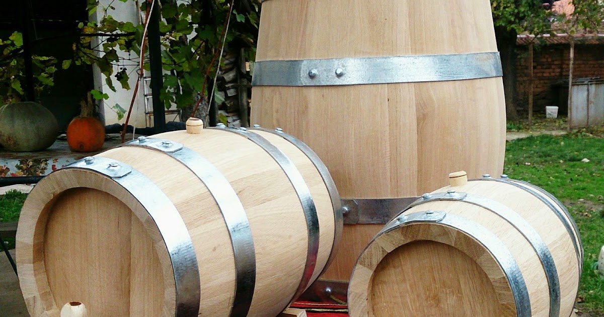 Real Oak Barrels: Sizes