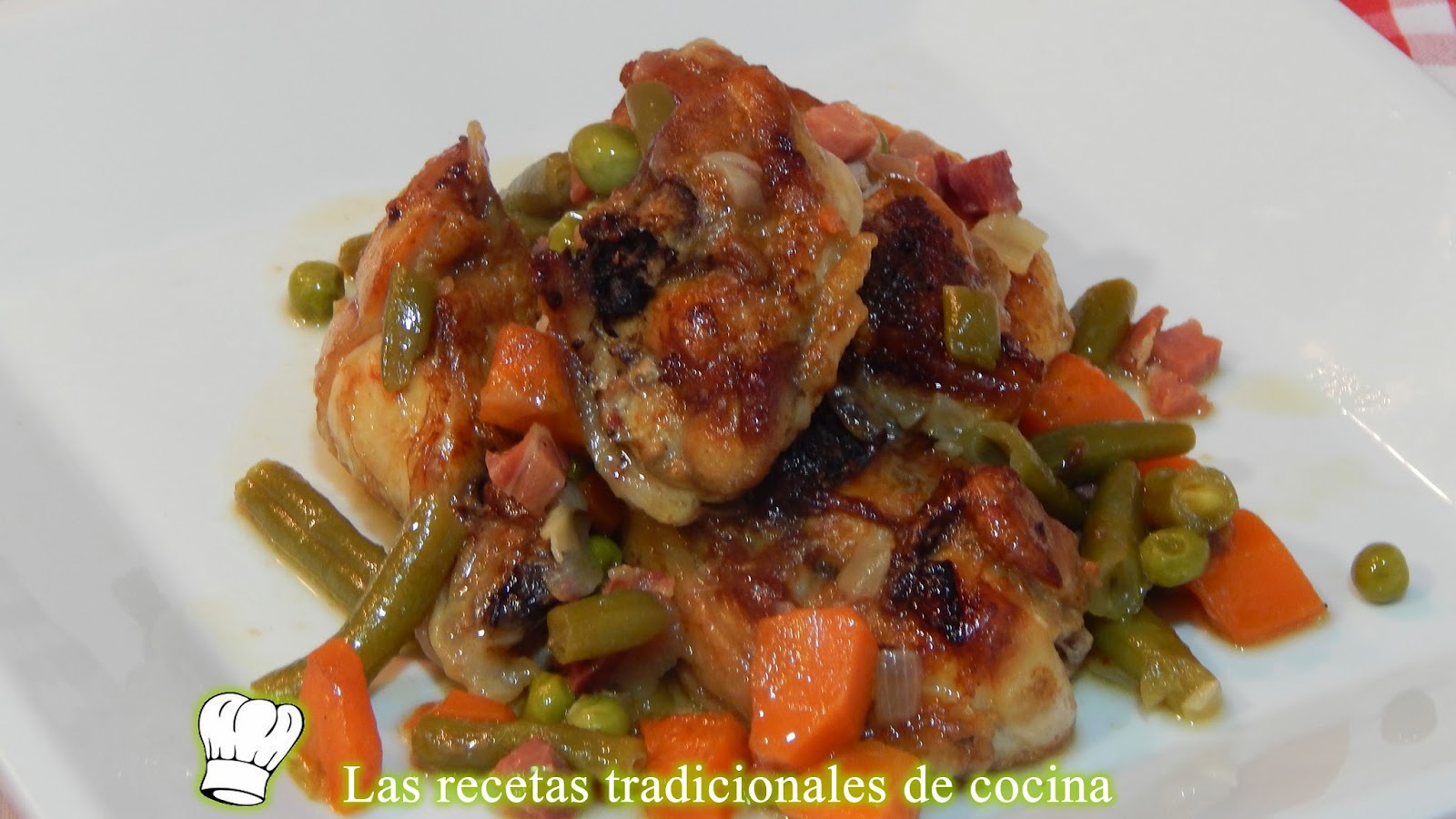 Receta fácil de pollo a la paisana