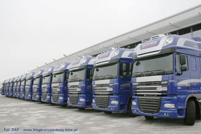Blog Transportowy: DAF-y dla firmy Transmas