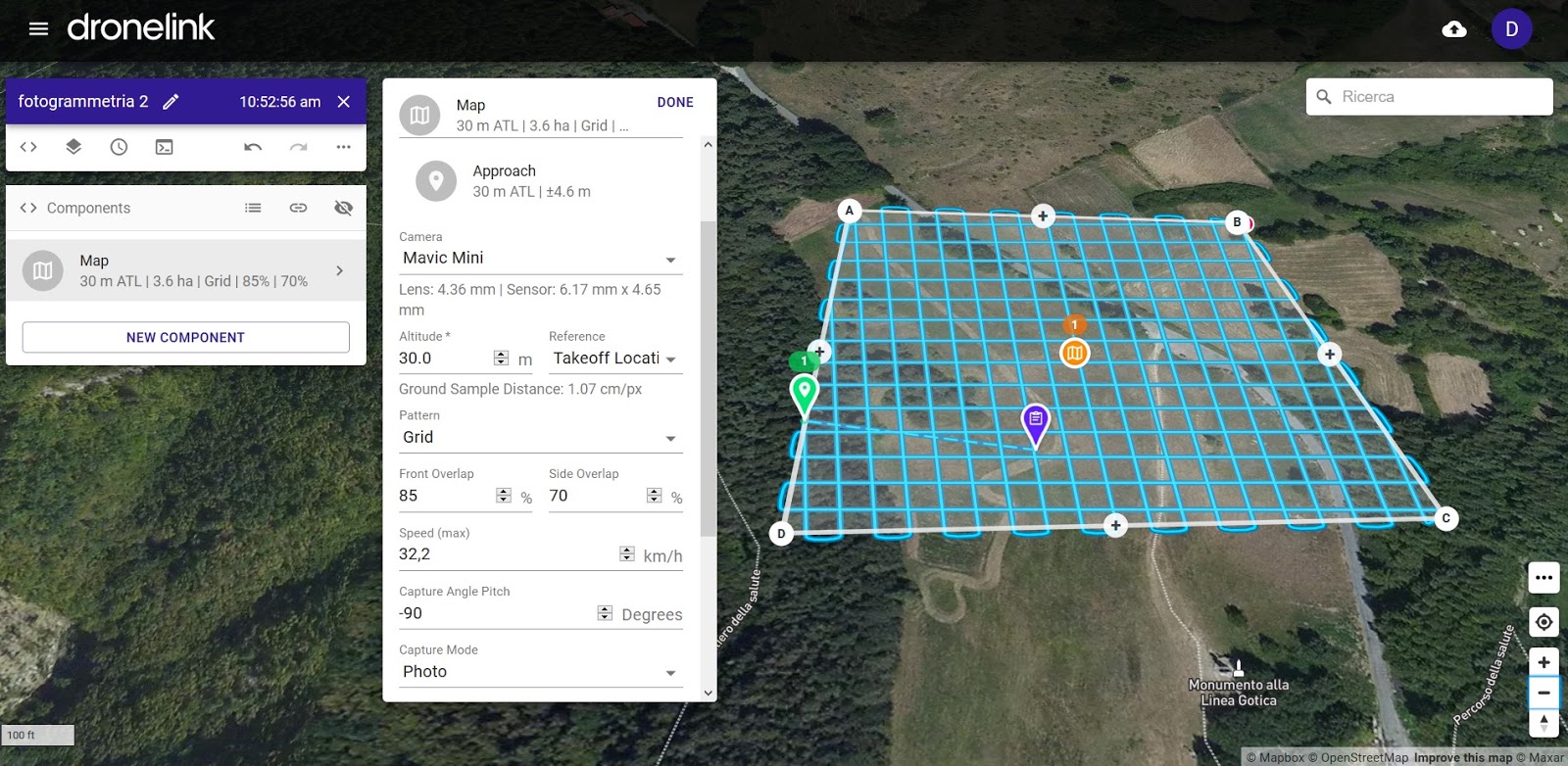 Dronelink, l'app di nuova generazione per i voli automatici con i droni. Anche per il Mavic Mini ...