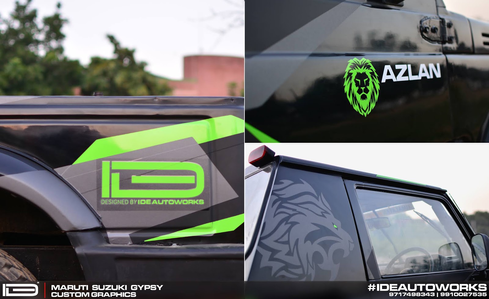Maruti Gypsy: Custom Rally Graphics | IDE Autoworks