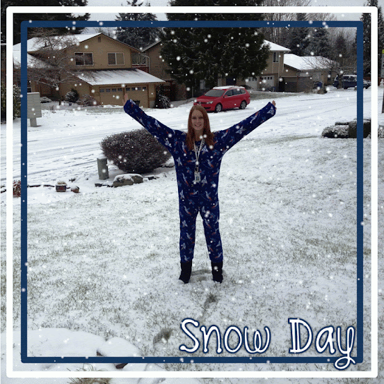 The Chalkboard Garden: Last Day Turned Snow Day