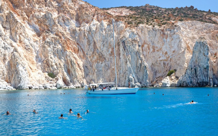 Grèce Croisiere en catamaran dans les Cyclades : Milos Poliegos et Kimolos