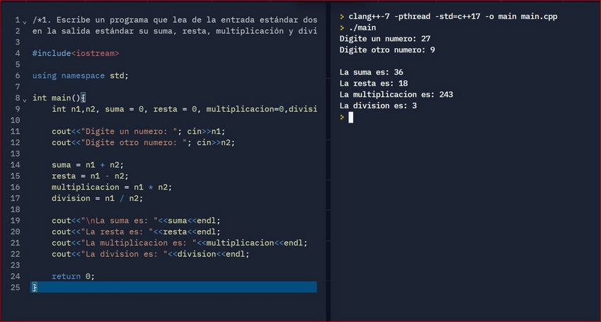 Aprendiendo C#, Python, C++, A.I, BASIC...: Suma, Resta, Multiplicacion ...