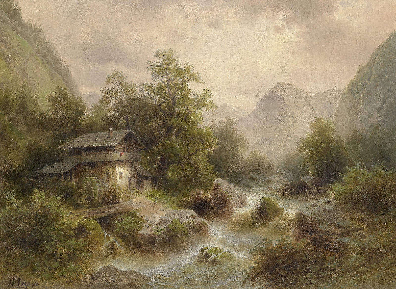 Albert Rieger | Landscape painter | Tutt'Art@ | Pittura * Scultura ...