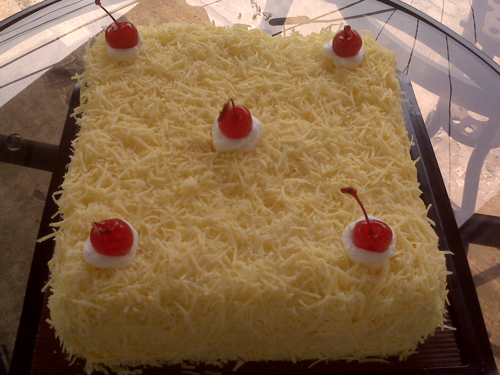 ceploktelor: GRATED CHEESE VANILLA CAKE