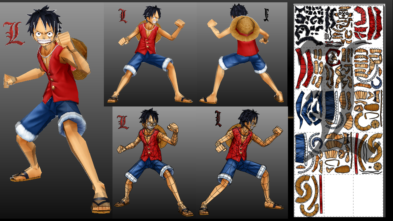 MONKEY D. LUFFY -- | L-PAPER