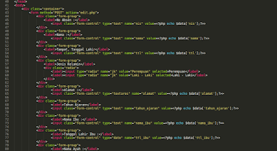 Membuat CRUD untuk admin(BackEnd) - CREATE-SCRIPT - ANGGA BLC TELKOM