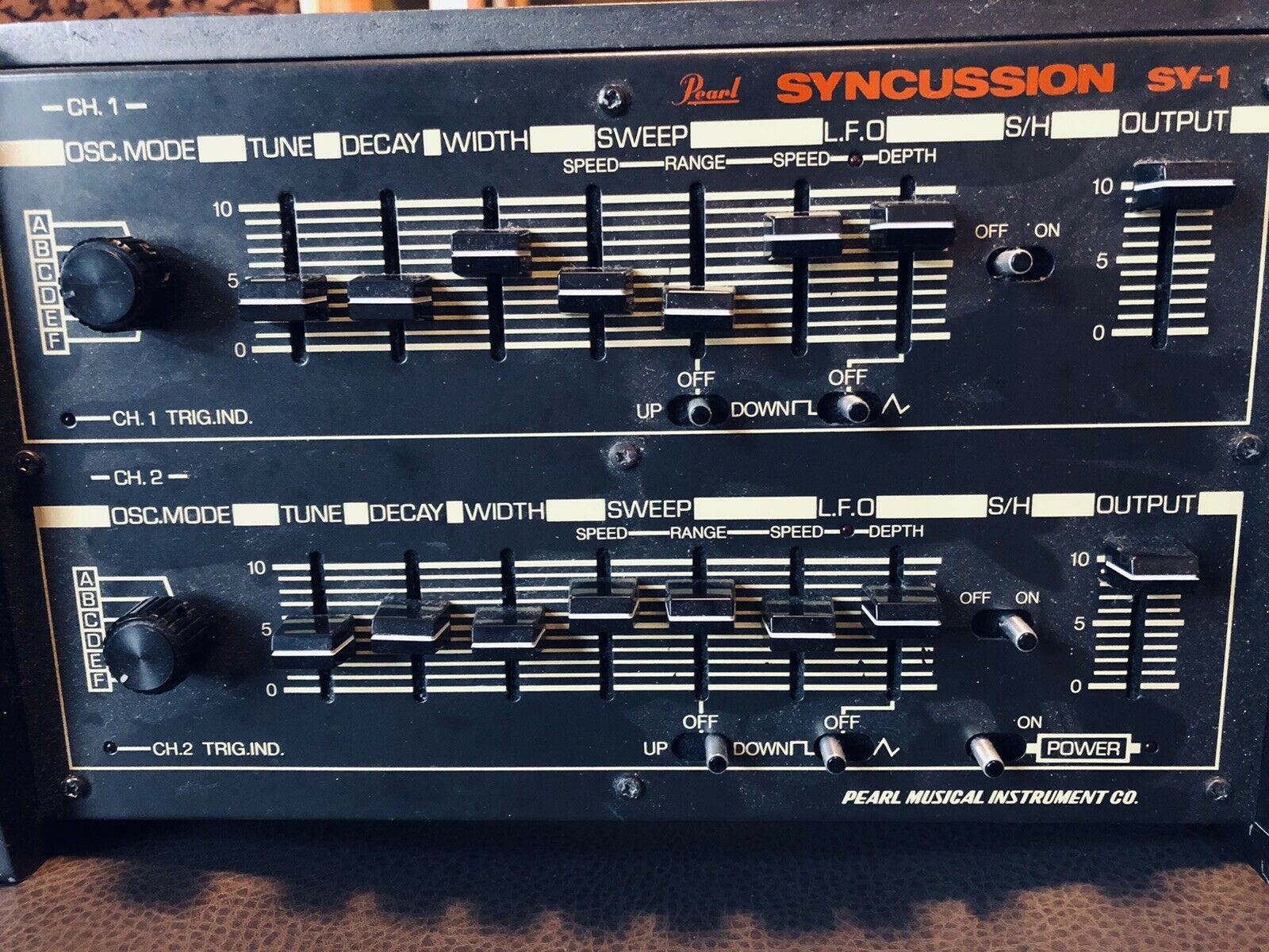 MATRIXSYNTH: Pearl Syncussion SY-1 Original Vintage Drum Synthesizer