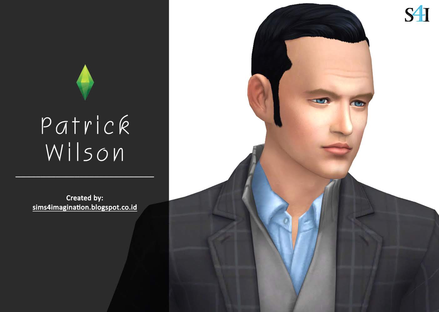 My Sims 4 CAS: Patrick Wilson - Imagination Sims 4 CAS