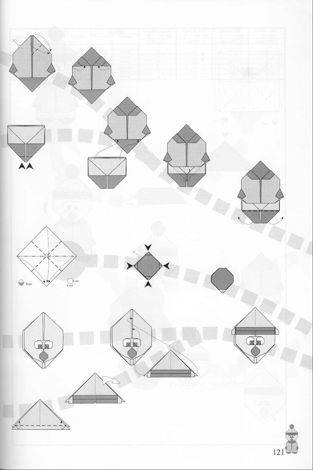 Origami Cartoon 3-Halle - Ruby Book Origami