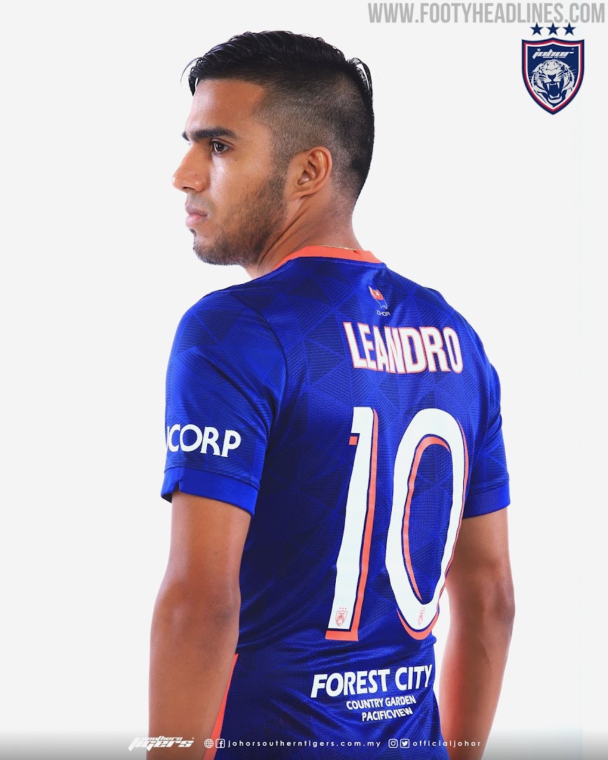 Johor Darul Ta'zim 2021 Home & Away Kits Released - Footy Headlines