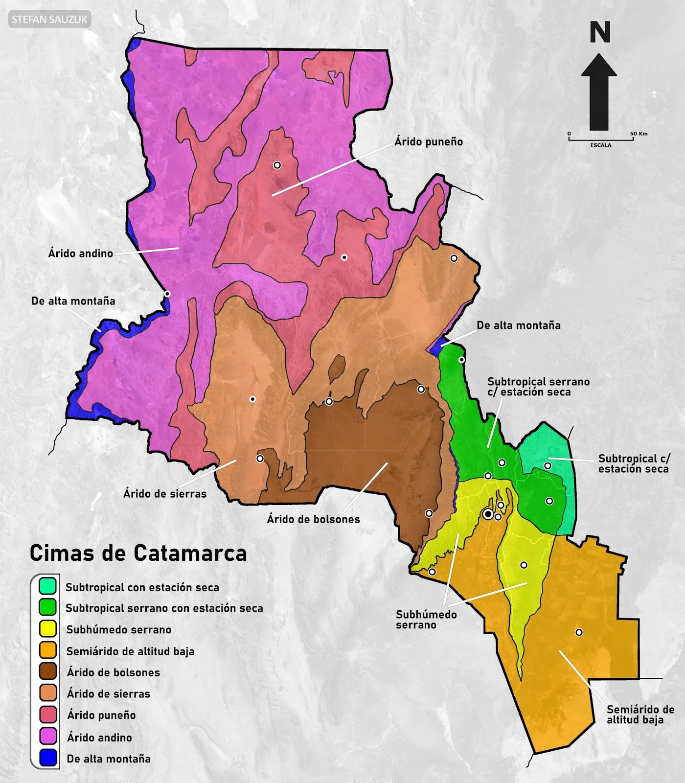 Geografía de Catamarca: Climas de Catamarca