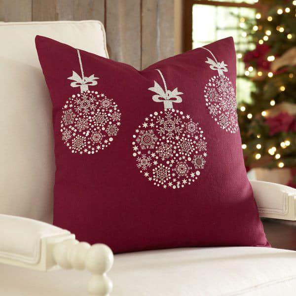 Decora tu casa con lindos cojines navideños en rojo y blanco ~ Haz ...